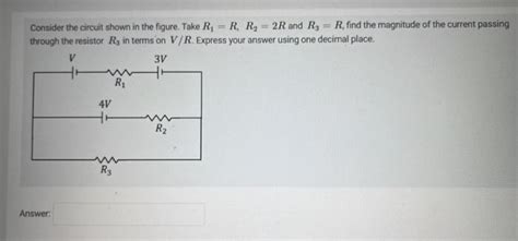 Solved Consider The Circuit Shown In The Figure Take Chegg