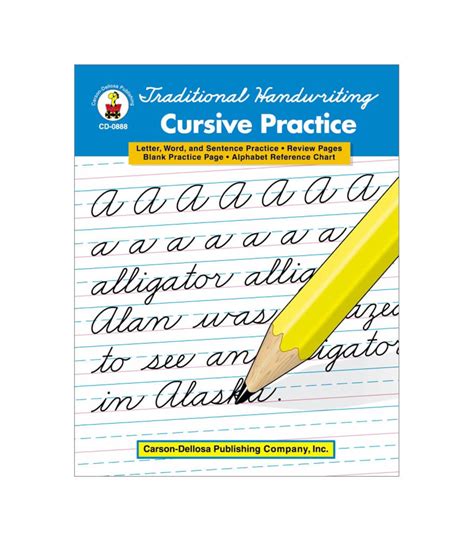 Carson Dellosa Traditional Handwriting Cursive Practice Grades 2 5 Resource Book Michaels