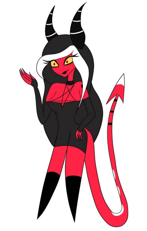Hazbin Hotel Helluva Boss Imp Oc By Zararosevirus On Deviantart