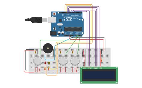Circuit Design Датчик газа 2 Tinkercad