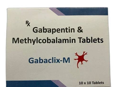 Gabaclix M Allopathic Gabapentin And Methylcobalamin Tablet In Pan India 1 X 10 At ₹ 185 In