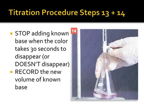 Titration Procedure Steps Hot Sex Picture