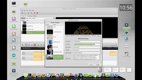 Openshot Screencasting Adding Text Overlays Titles And Footers Youtube