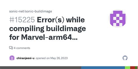 Errors While Compiling Buildimage For Marvel Arm64 Platform · Issue 15225 · Sonic Netsonic