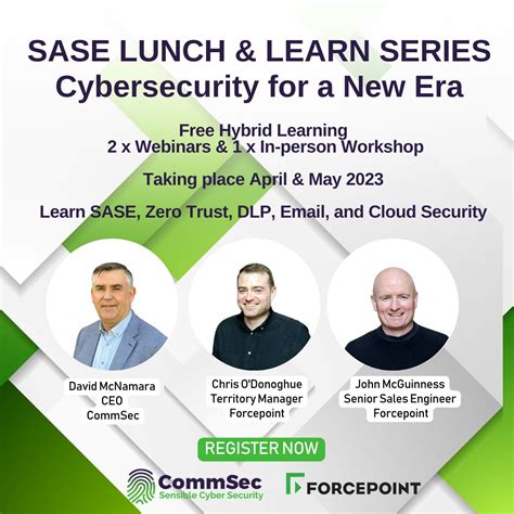 Adam H On Linkedin Sase Lunch And Learn Cybersecurity Series Commsec Cyber Security