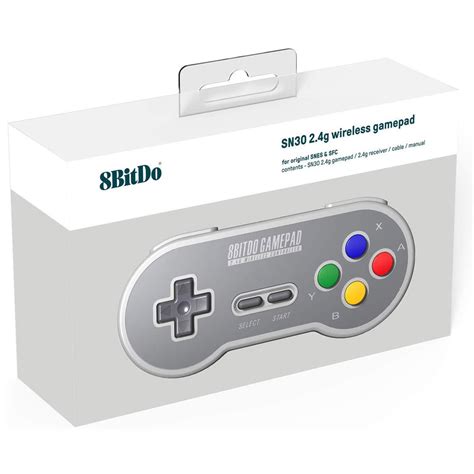 8bitdo Sn30 2 4g Wireless Gamepad For Original Snes Sfc Sf Edition