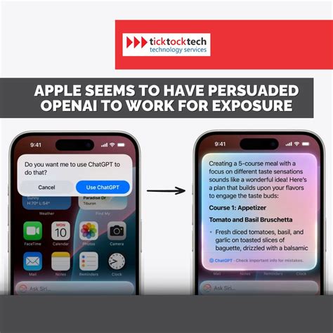 Ticktocktech On Linkedin Apple Seems To Have Persuaded Openai To Work For Exposure
