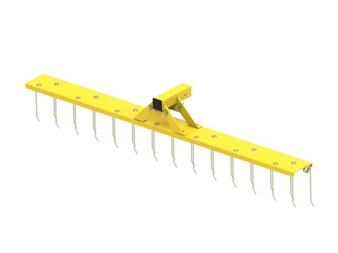 Tine Dethatcher Receiver Mount System Iron Baltic