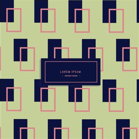 Premium Vector Abstract Geometric Seamless Pattern Retro Style Vector Illustration For Your Design