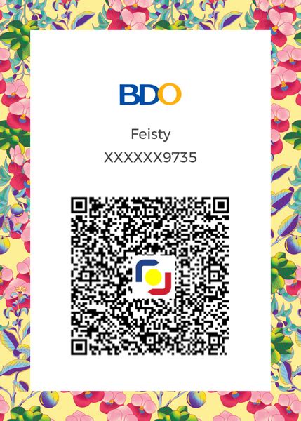 Payment Options Bdo Qr Code Feisty Iced Tea