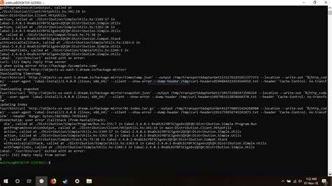 cabal new update fails to download the package list · issue 5669