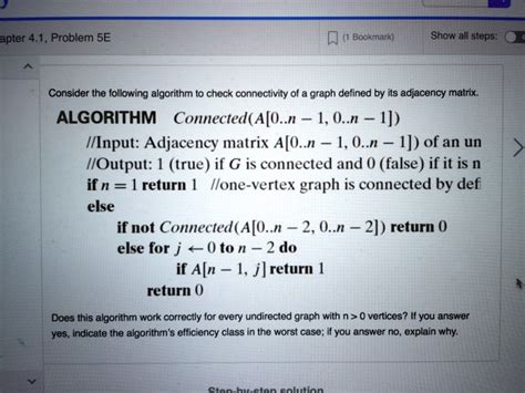Solved Apter 41problem 5e 1 Bookmark Show All Steps Consider The