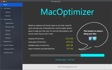 Macoptimizer Mac Disk Utility Macappware