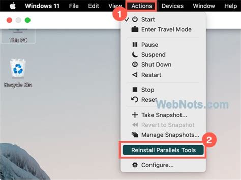 Create Windows 11 Mapping Keyboard Shortcut In Parallels Desktop For
