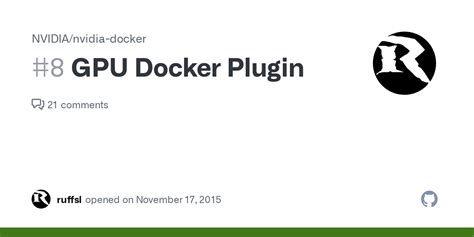 Gpu Docker Plugin Issue Nvidia Nvidia Docker Github