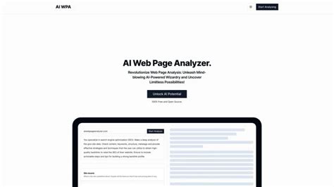 Ai Web Page Analyzer Review Use Cases Features Faq Traffic