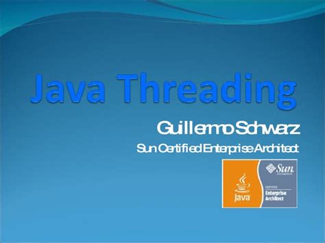 Java Threading Ppt Databases Computer Software And Applications