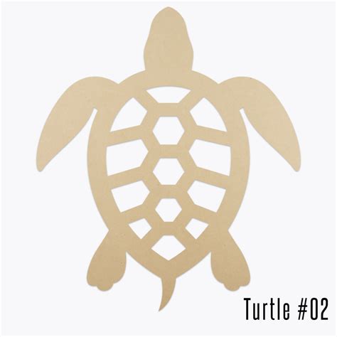 Wooden Turtle Shape Embellishment 100 500mm 3mm Craft Unpainted Natural