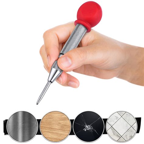 Automatic Center Punch For Metal 5 Inch Spring Loaded