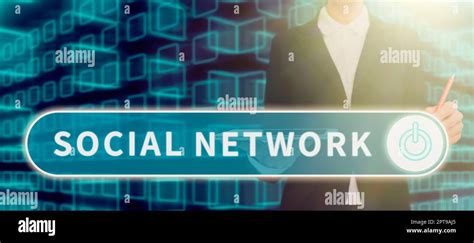 Text Caption Presenting Social Network Business Idea A Framework Of Individual Linked By