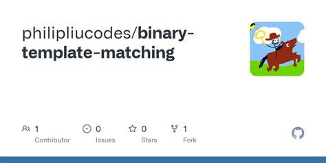 Github Philipliucodesbinary Template Matching