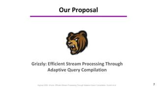 Grizzly Efficient Stream Processing Through Adaptive Query Compilation