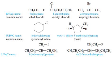 Nomenclature Of Alkyl Halides Read Chemistry