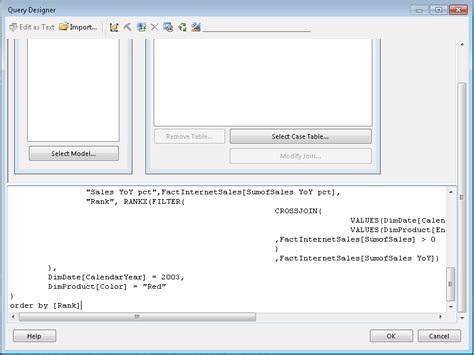 Using Traditional Ssrs Parameterized Reports Against A Analysis Services Tabular Model Using Dax