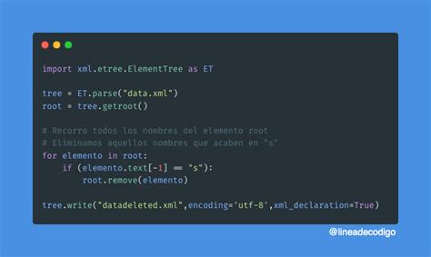 Borrar Elementos XML Con Python