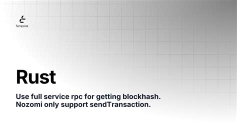 Rust Temporal Validator Services