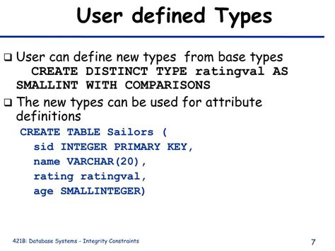 Ppt Sql Integrity Constraints Powerpoint Presentation Free Download