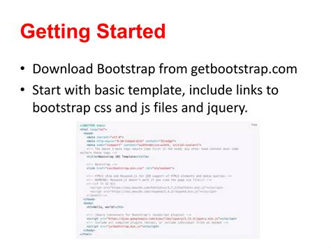Bootstrap Web Development Framework Pptx