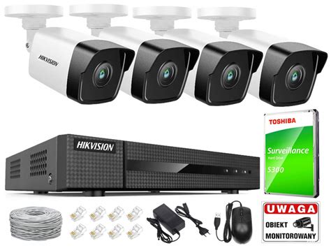 Zestaw Do Monitoringu Ip 4mpx 4x Ipcam B4 Rejestrator 4ch Z Poe Hikvision Sklep Ec System