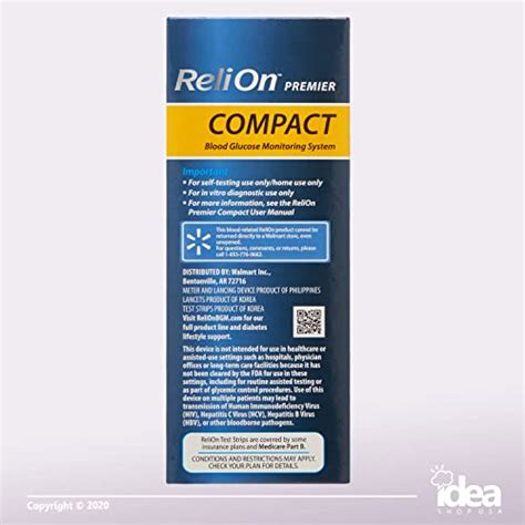 Relion Premier Compact Meter Premier Test Strip Lancing Device Lancets Look After