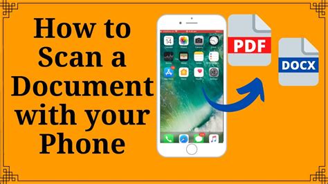 How To Scan Documents With Iphone As PDF And Word Files YouTube