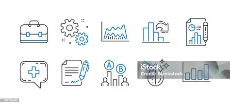 그래프 축소 서명 문서 Ab 테스트와 같은 과학 아이콘 집합입니다 벡터 결정체에 대한 스톡 벡터 아트 및 기타 이미지 결정체 계약서 고급 Istock