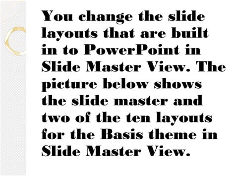 Microsoft Powerpoint 2013 Slide Layout Ppt Desktop Publishing Computer Software And