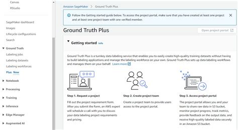create a data labeling project with amazon sagemaker ground truth plus