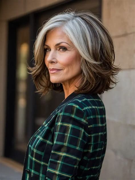 44 Chic Medium Length Haircuts For The Fabulous Over 50 Woman