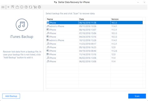 how to fix itunes cannot restore backup to iphone stellar
