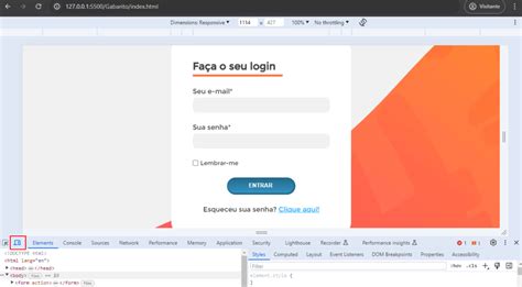 Formulário De Login Em Html E Css Criando Seu Projeto