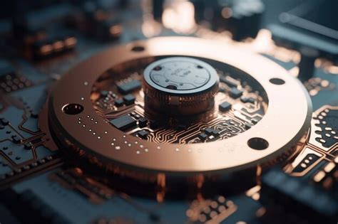 Premium Photo Detailed Shot Of A Highly Sensitive Sensor With Complex Circuitry