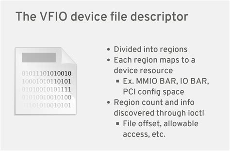 The Usage Of Vfio L