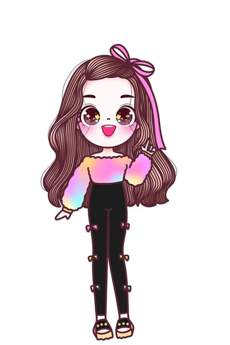 ปักพินโดย Mahabba ใน Stickers M สาวการ์ตูนน่ารัก การออกแบบตัวละคร การ์ตูนสาว