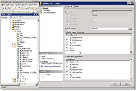 Cdb How To Create A Sql Server Database And User Id Using Sql Server Authentication