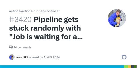 pipeline gets stuck randomly with job is waiting for a runner from xxx to come online · issue