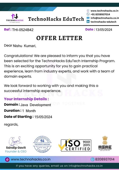 Nishu Kumari On Linkedin Technohacks Technocrack