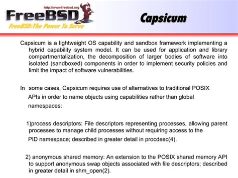 Freebsd Operating System Overview Basicsppt