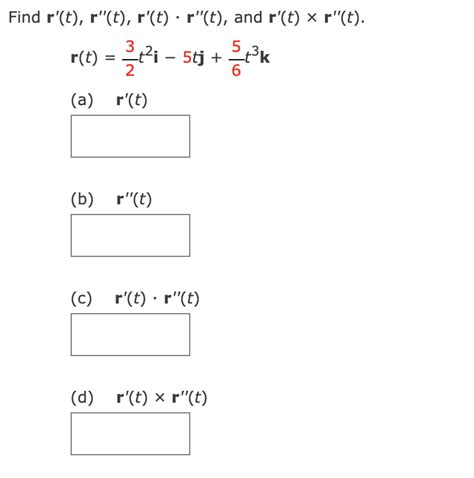 Solved Find R T R T R T R T And R T X R T Chegg Com