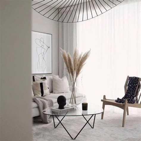 가을가을하게 Pamps Grass 인테리어소품으로 가을인테리어 완성 Decor Salon Maison Décoration Salon Appartement Déco